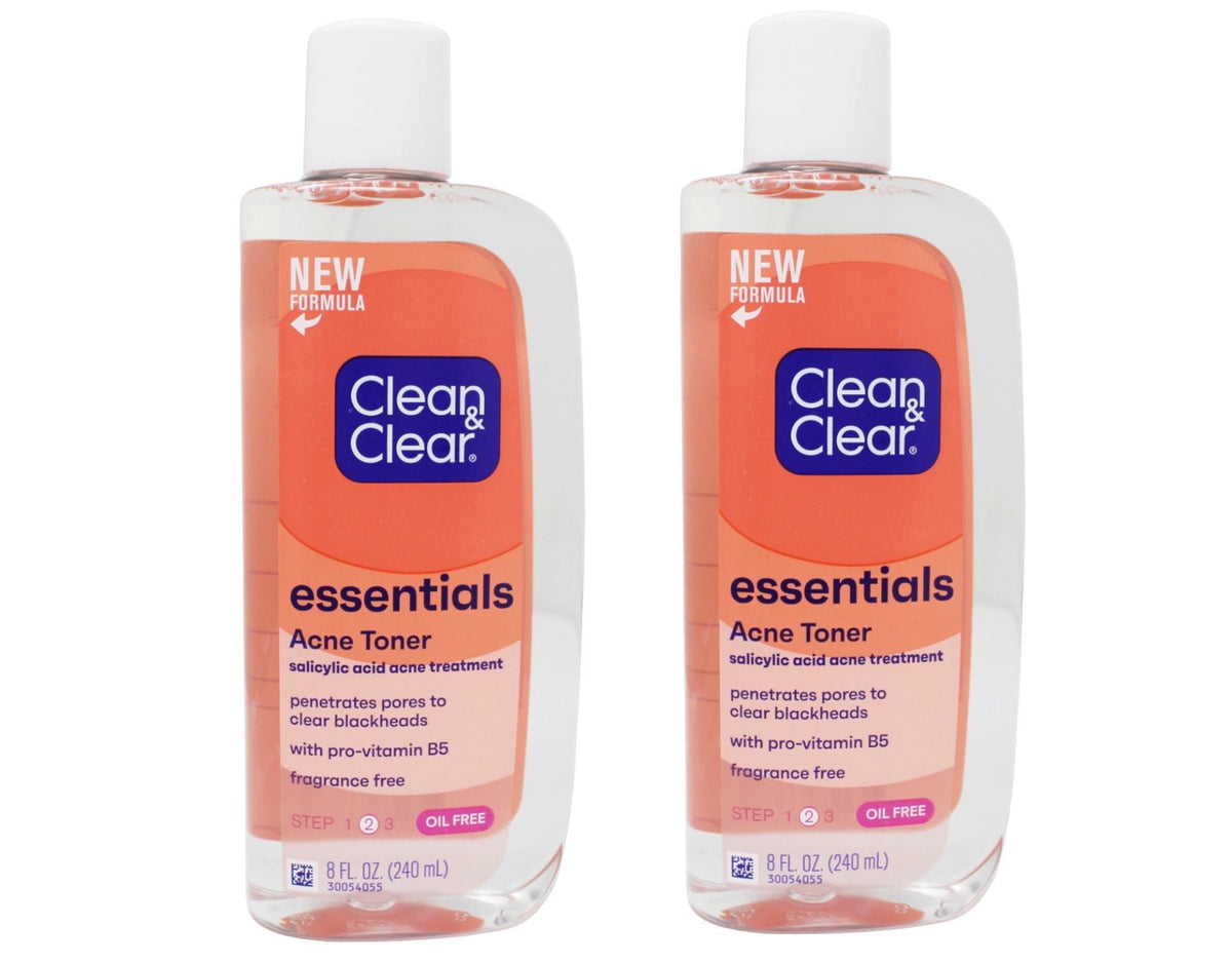 Clean & Clear Essentials Oil-Free Deep Cleaning Face Astringent with 2 ...