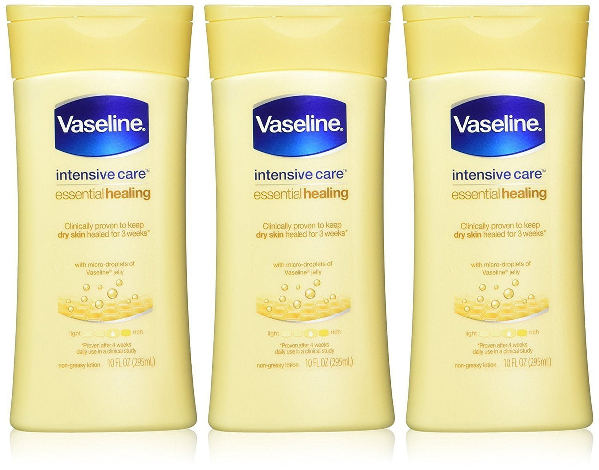 Vaseline Intensive Care Essential Healing Lotion, 3 Count – LovelyAnnie